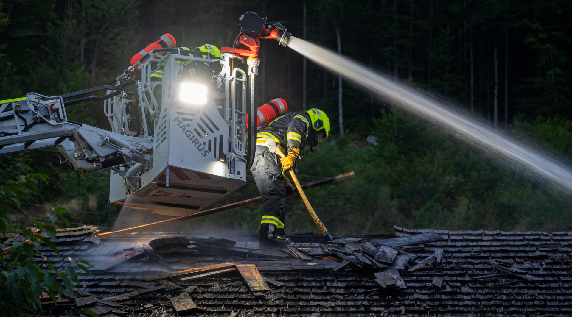 Bilder zum Brand in Spital am Pyhrn